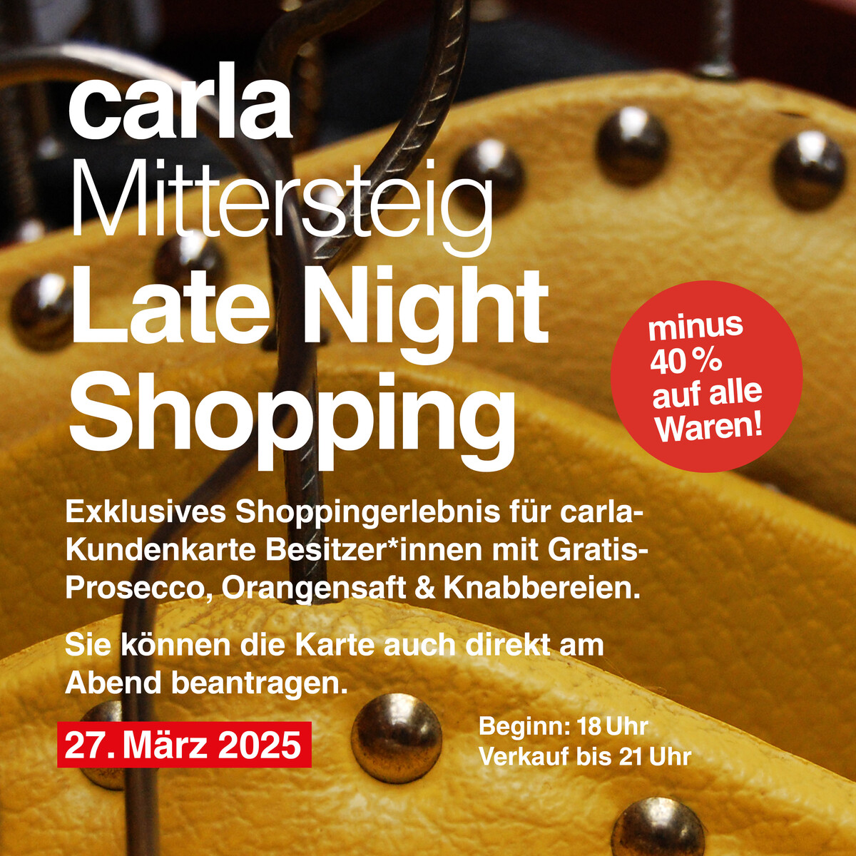 late night shopping im carla Mittersteig: Carla Wien